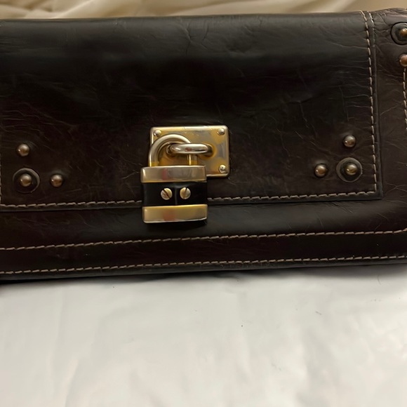 Chloe | Bags | Authentic Chloe Paddington My Wallet Brown With Gold ...